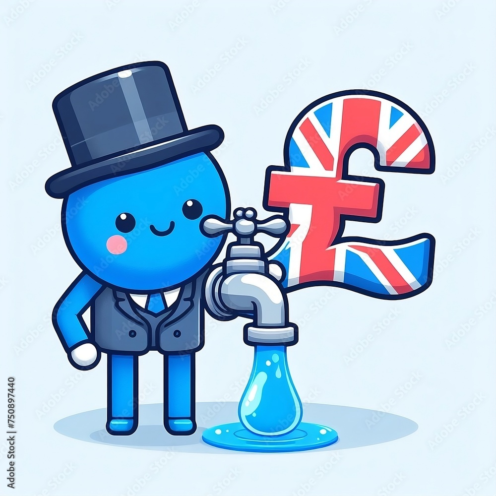 Blue Cartoon Characters Design Vector Art Illustration. Blue man ...