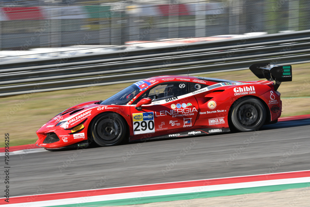 Scarperia, 29 September 2023: Ferrari 488 of team Best Lap drive by Di ...