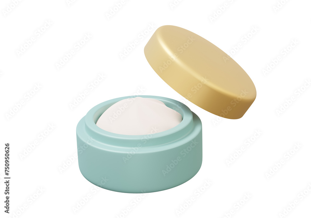 Makeup product cream moisturizing isolated on transparent background ...