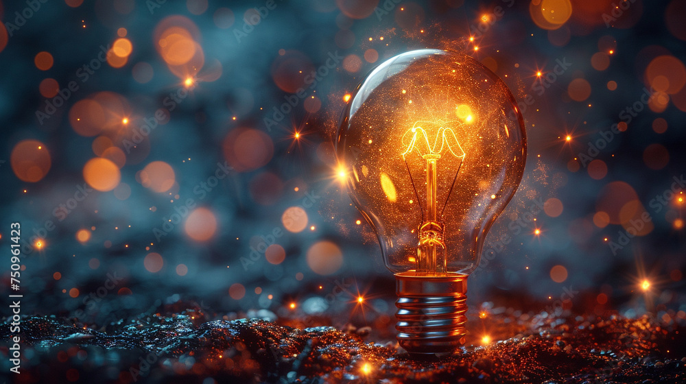 Experience the spark of inspiration with a captivating portrayal of a ...