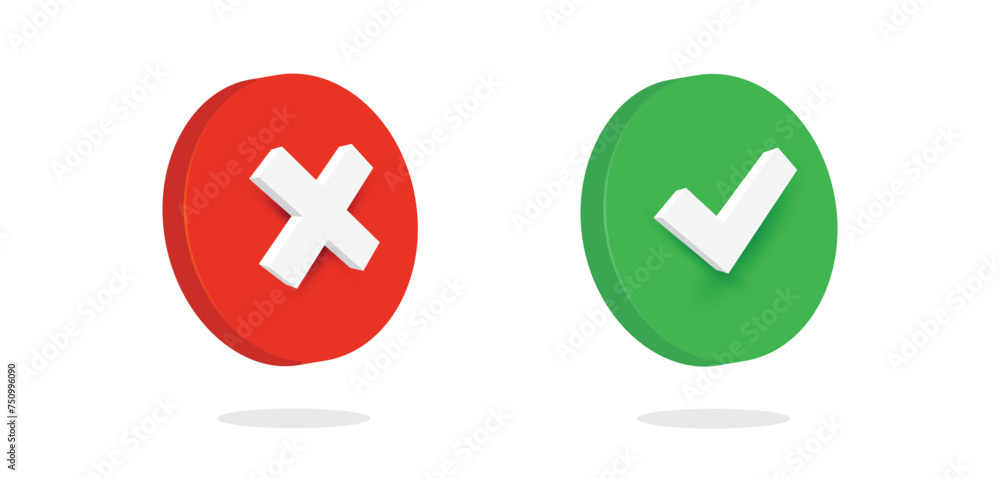 Green check mark, symbolizing approval or correctness, is positioned ...