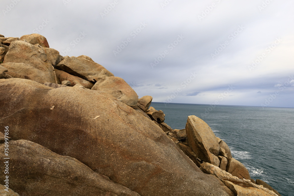 Los Acantilados de papel located near the Punta de Morás, are ...