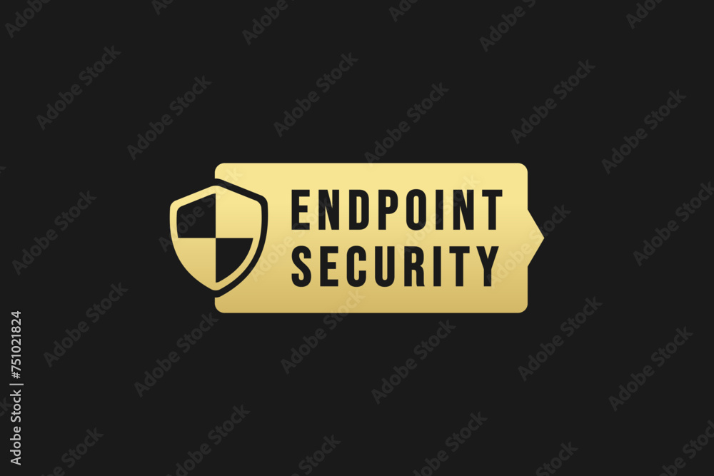 Poster Endpoint logo or Endpoint label vector isolated – Wall Art ...
