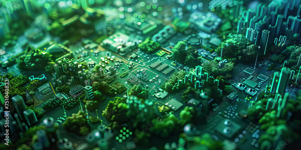 Cybersecurity landscape background. Graph depicting cyber threats, data ...