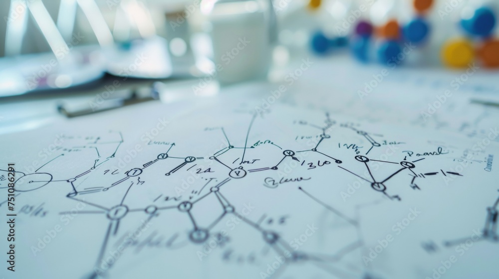 A detailed image of a formula sheet with complex chemical equations and ...