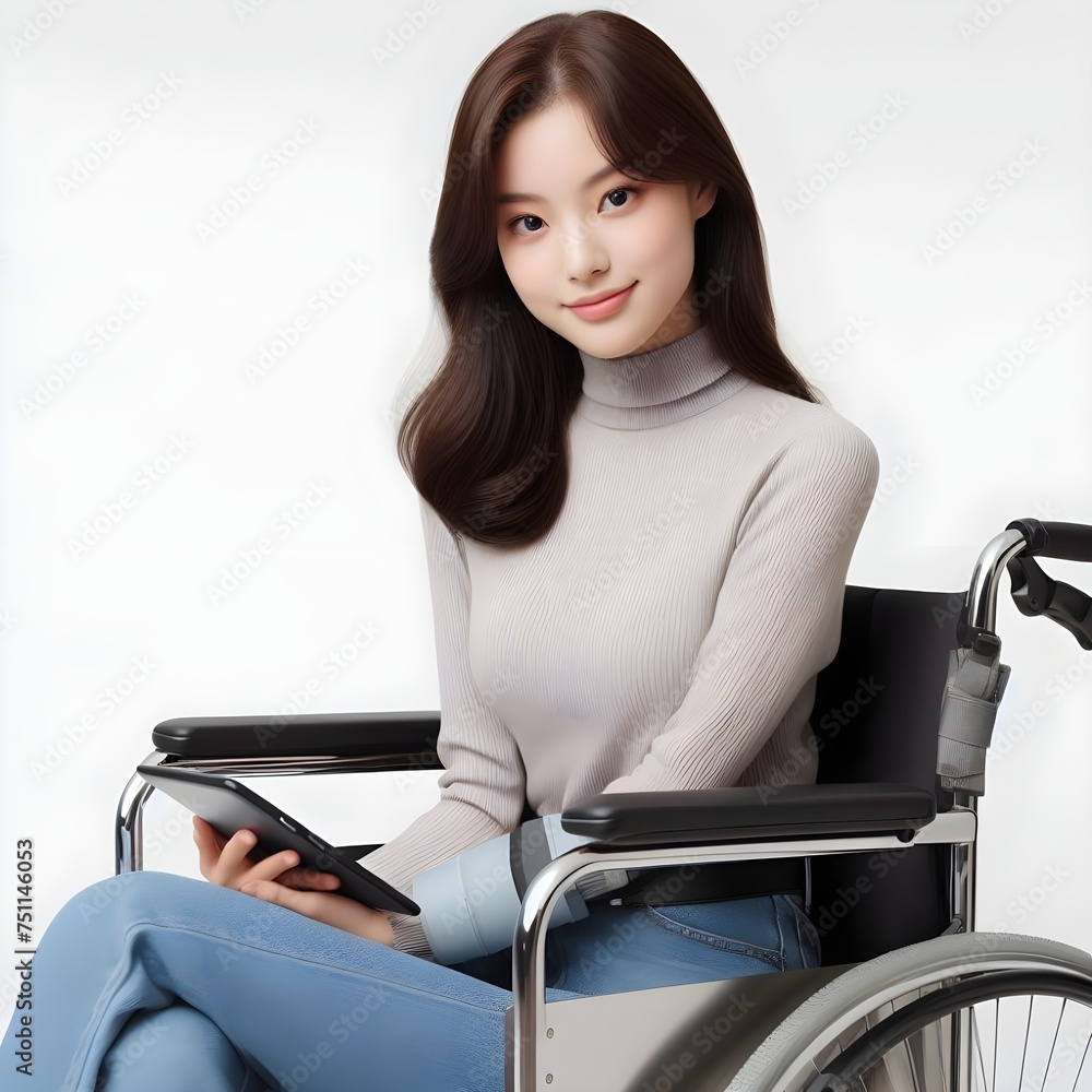 People in wheelchairs who have a disability due to an unexpected ...