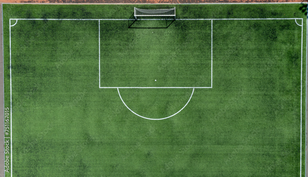 Football pitch green A football pitch also known as soccer field Stock ...