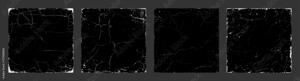 Old worn paper effect, blank texture overlay with frayed edges, paper ...