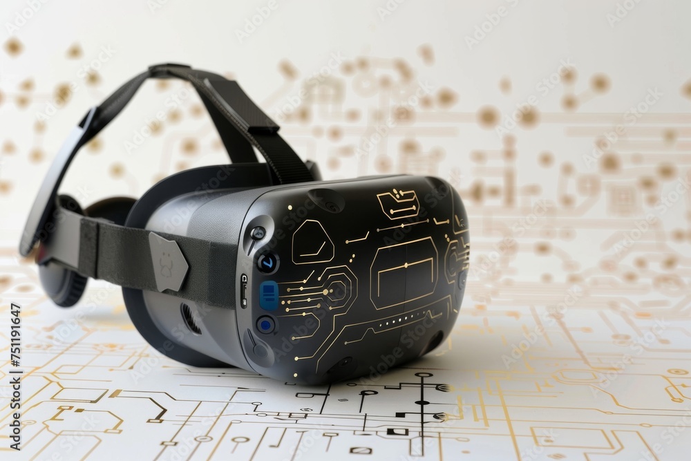 VR Therapy Mixed Reality Headset. Virtual Reality Goggles for Optic ...