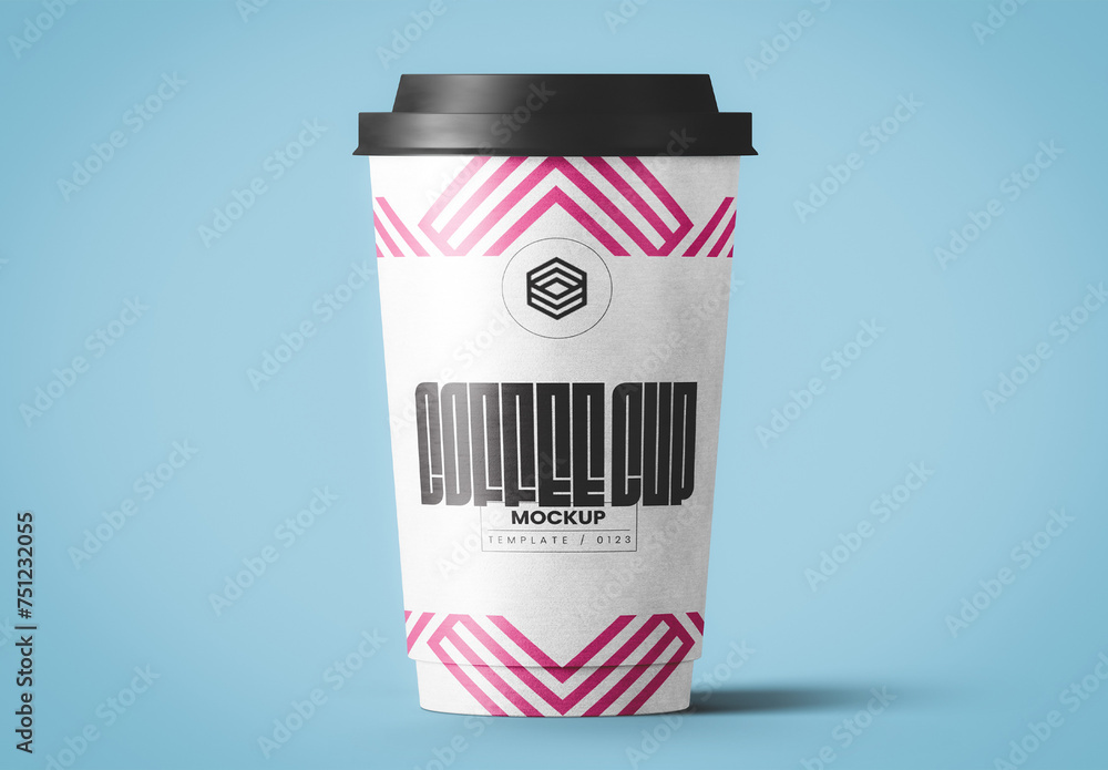 Takeaway Coffee Cup Mockup Stock Template | Adobe Stock