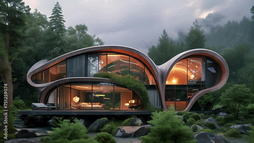 Vidéo Stock Be mesmerized by the everchanging shape of our kinetic ...