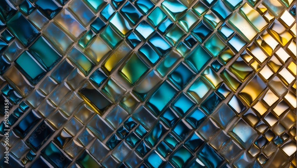 Classic glass pattern by joining glass together to form various ...