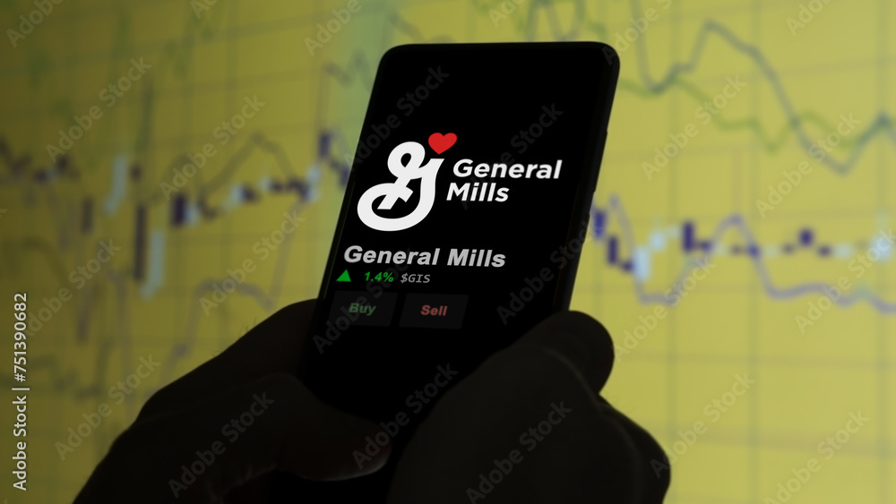March 02nd 2024 Golden Valley, Minnesota. The logo of General Mills on ...