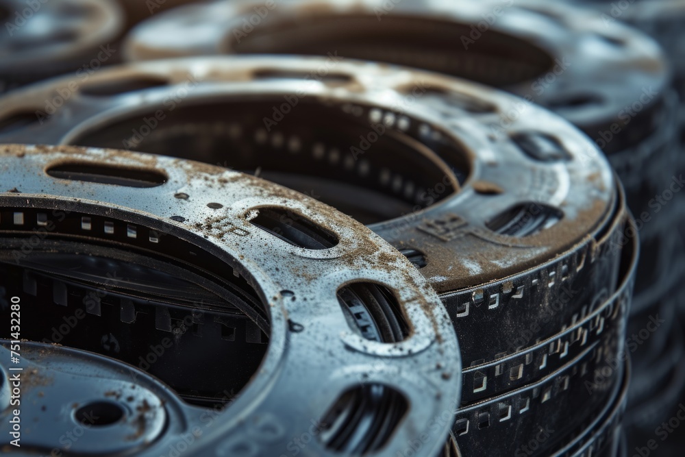 Classic filmic texture: Grainy design background highlighting vintage ...