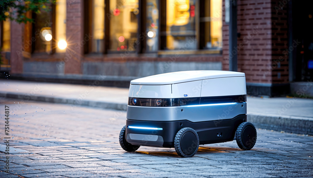 Starship Technologies' delivery robot roams the streets to make food ...