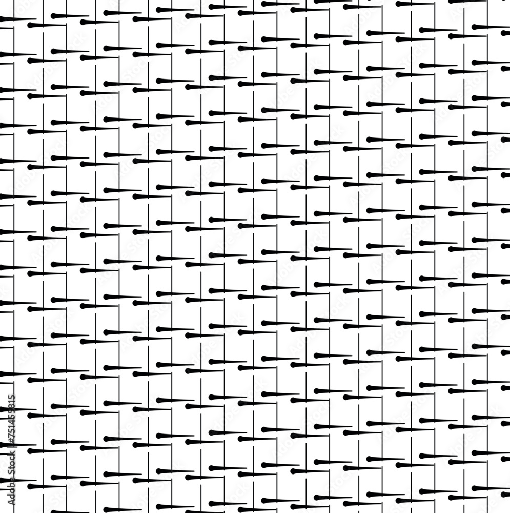 The complex geometric pattern consists of a cluster of needles and ...