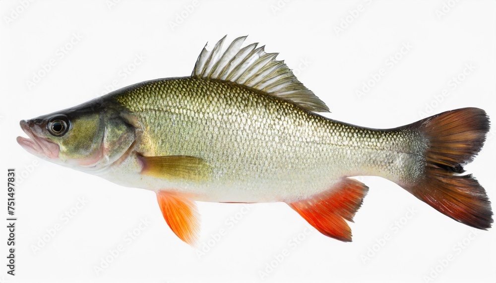 freshwater bass fish isolated on white transparent background north ...