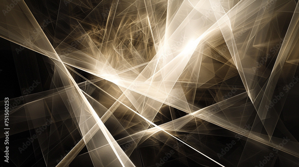 Black and Beige abstract shape background presentation design ...