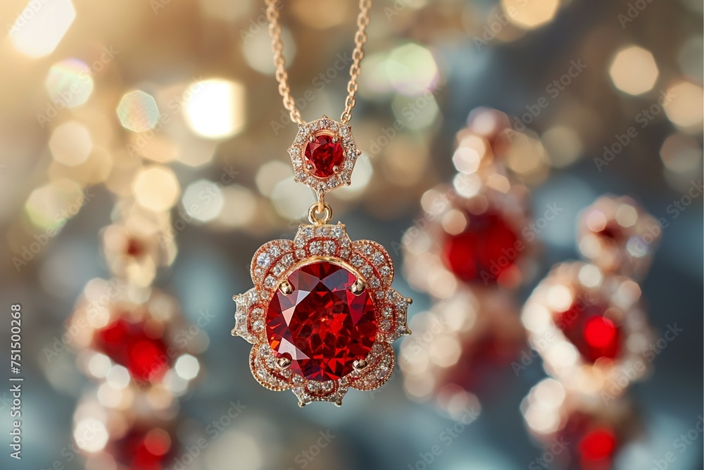 It is a beautiful ruby, a jewel that symbolizes justice and love ...