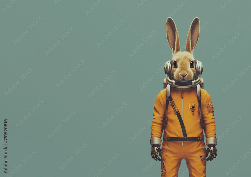 “Astro-Hop: Retro-futuristic Easter Greetings”. Greeting card in a ...