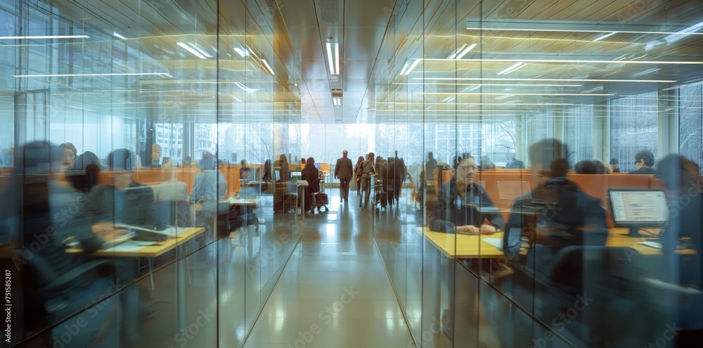 office, blur, working, business, light, background, abstract, blurred ...