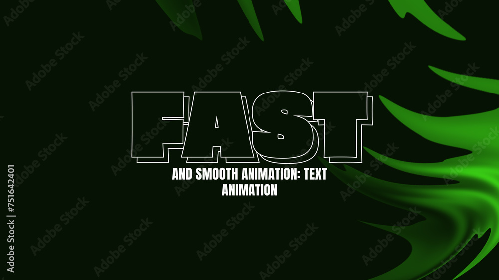 Fast and Smooth Animation - Text Animation | with Colorful Background ...