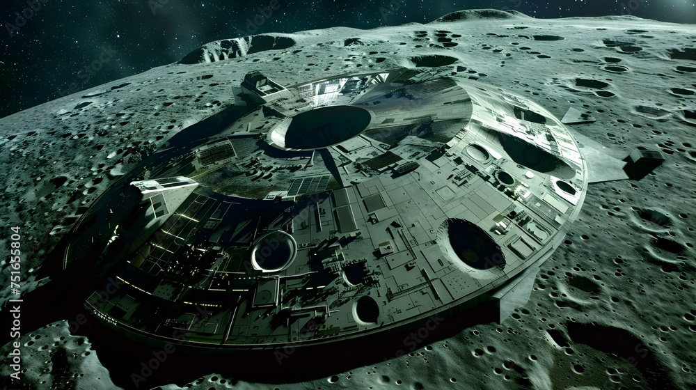 An ancient spaceship discovered on the dark side of the moon its secrets promising to rewrite ...