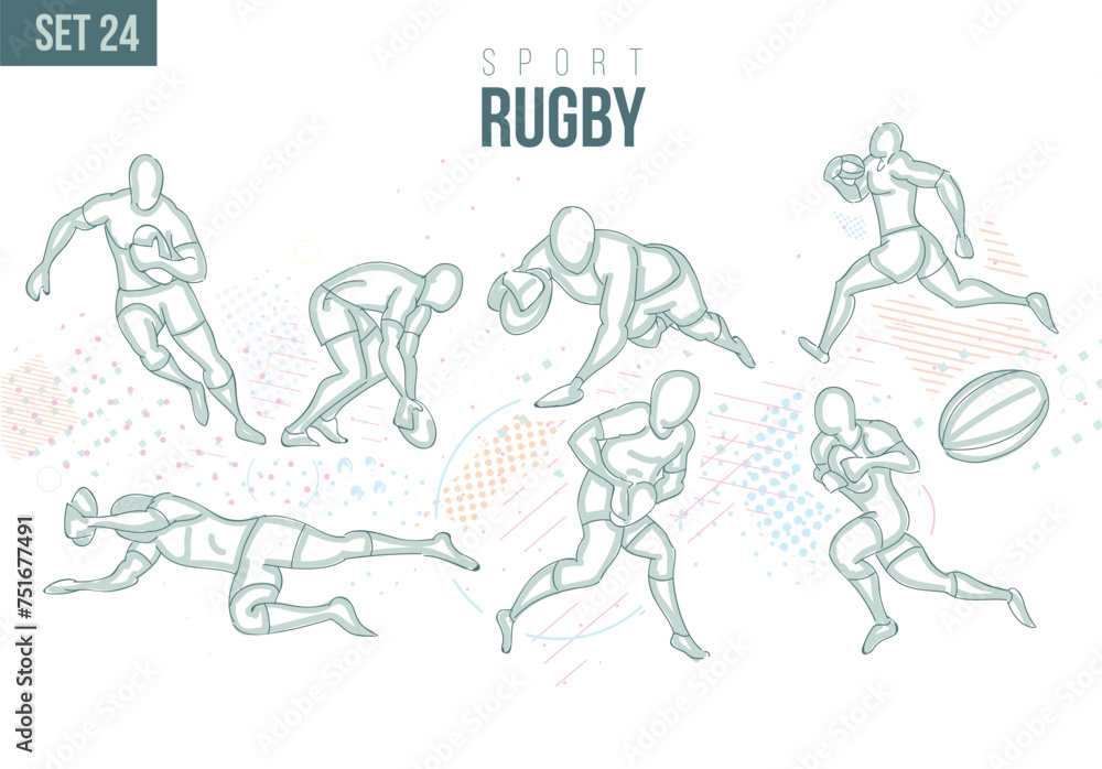 sport Rugby Man Action Pose Tournament Summer Games , sports games ...