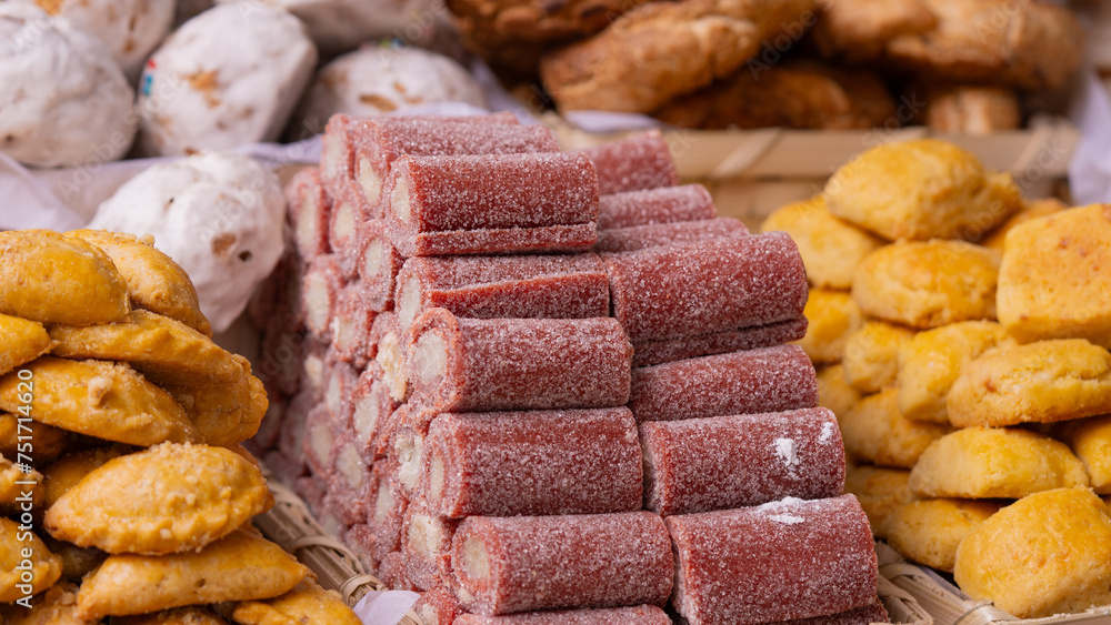 Guava paste, typical sweet made from guava also known as Goiabada ...