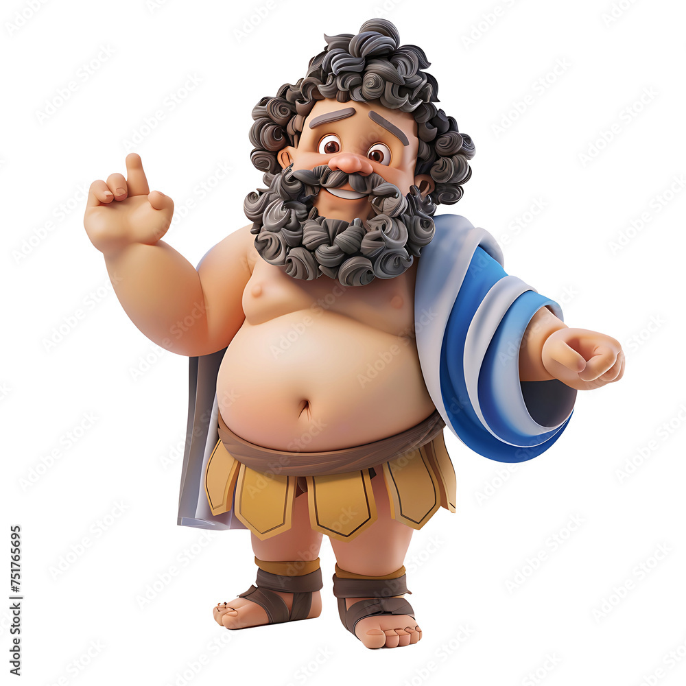 Ancient Greek gods Zeus cartoon characters on PNG transparent ...