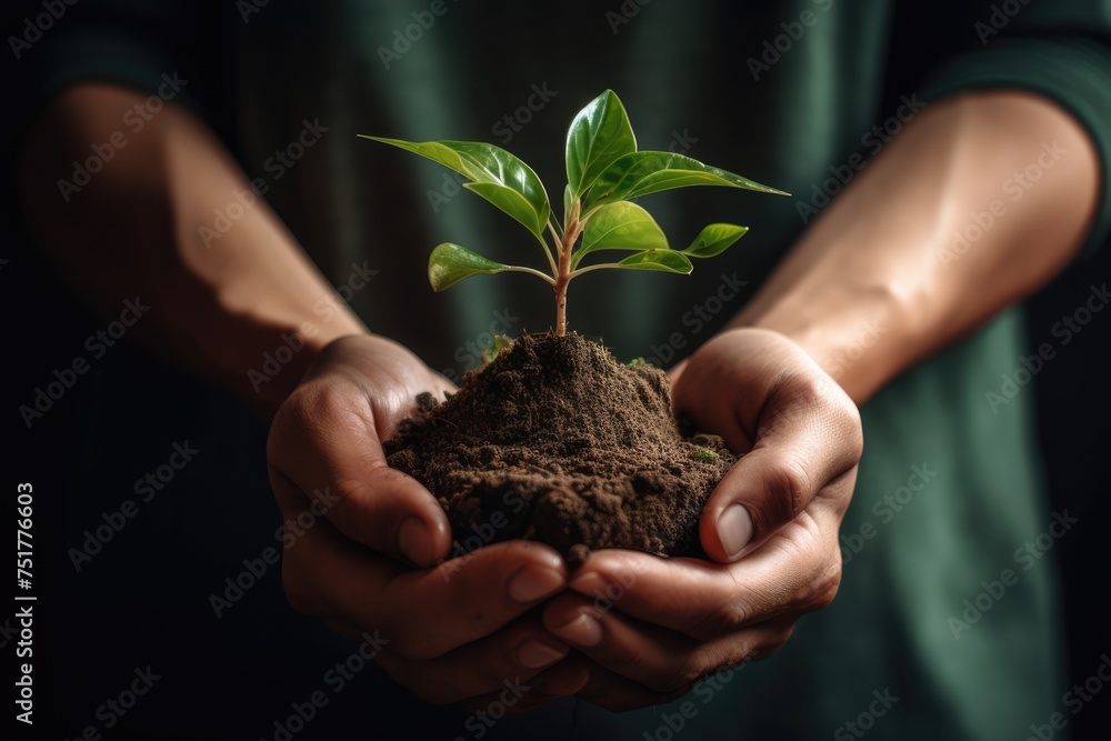 Fragile life flourishes in human hands, a reminder of our ...