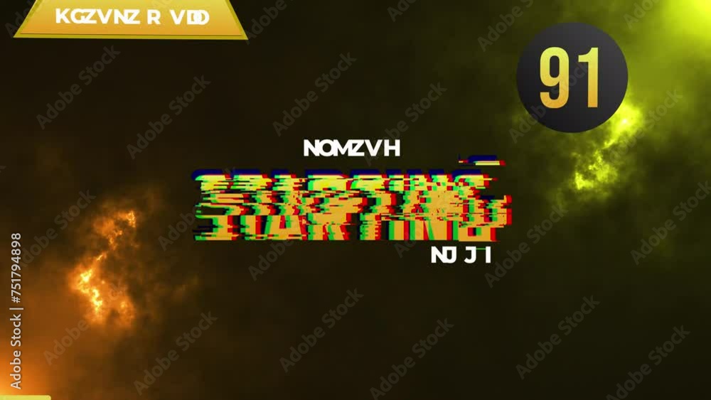 Streaming Intro_Gradient Style Animation With Smoke Background_V2 Stock ...