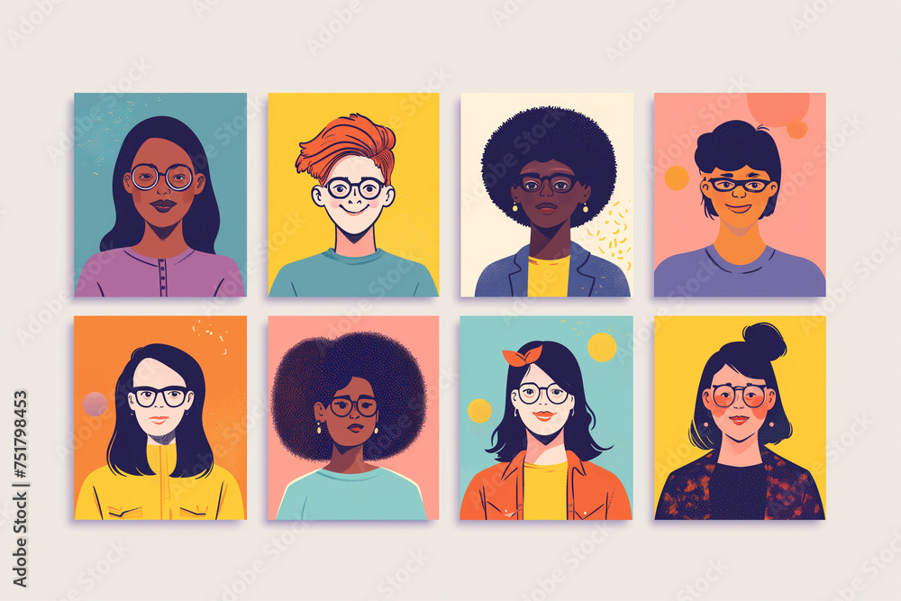 Design collection of personalized employee appreciation cards with ...