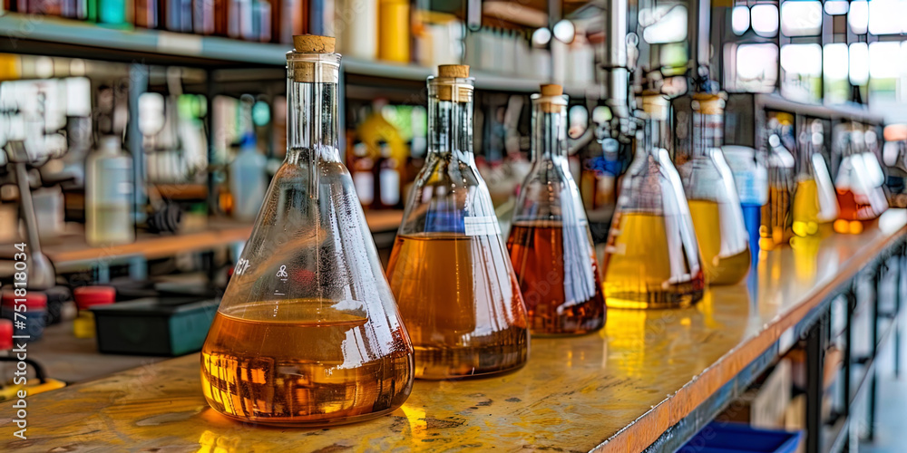 The chemical formula of sulfuric acid (H2SO4), one of the most common ...