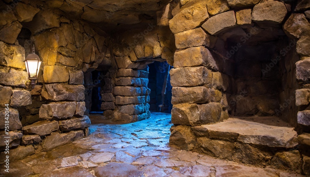 Foto de underground old medieval dungeon jail cells fantasy aventure ...
