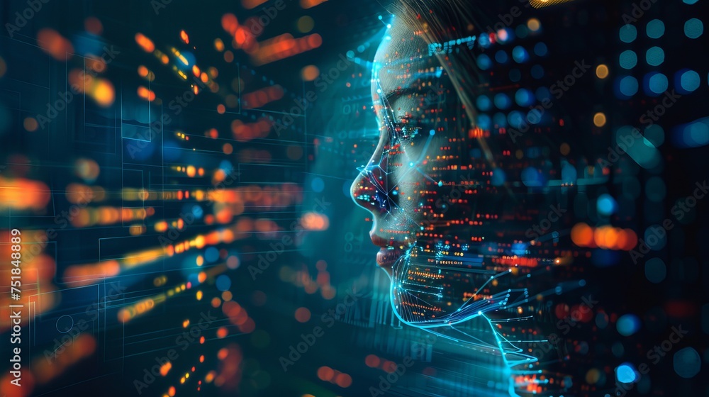 Programming coding and woma with focus, hologram and trading with cyber ...