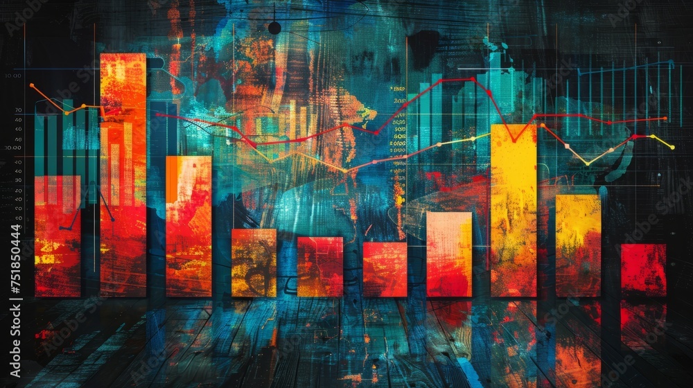 Bar Graphs: Use bold and colorful bars to represent different data ...