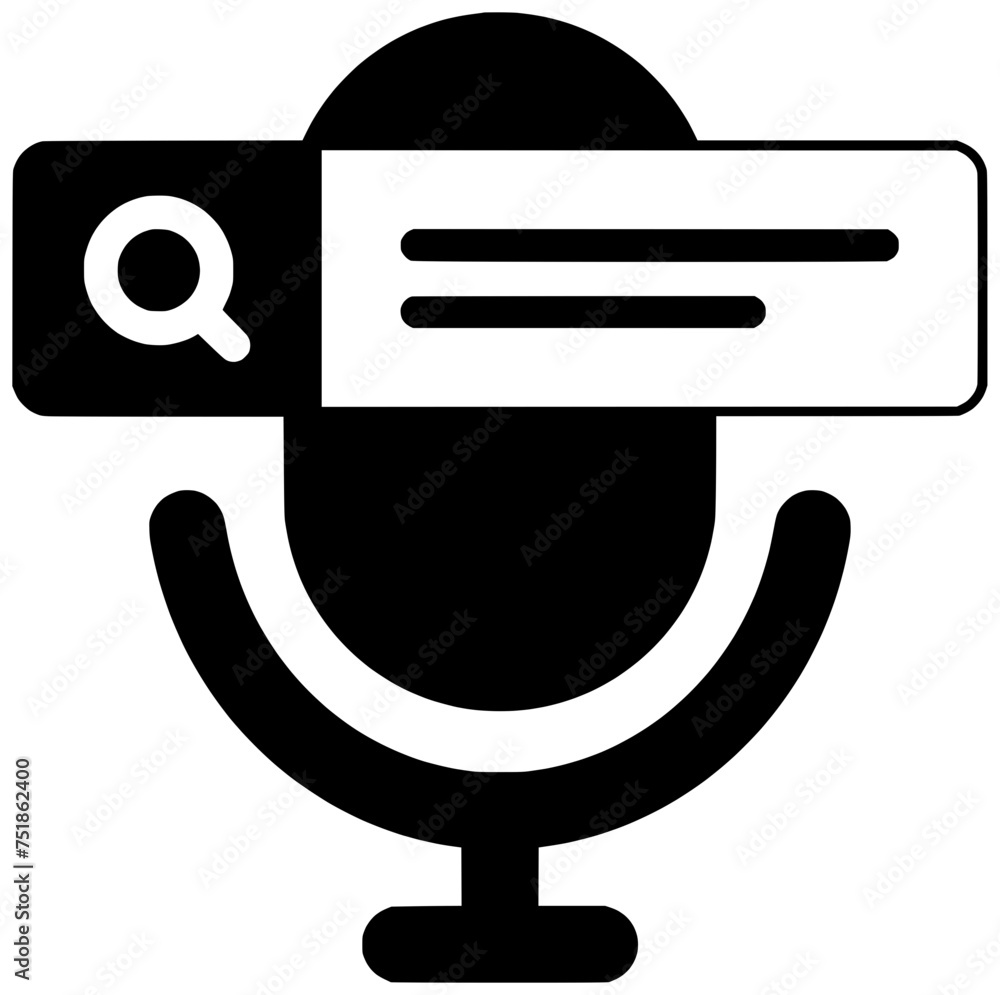audio illustration sound silhouette voice logo vocal icon music outline ...