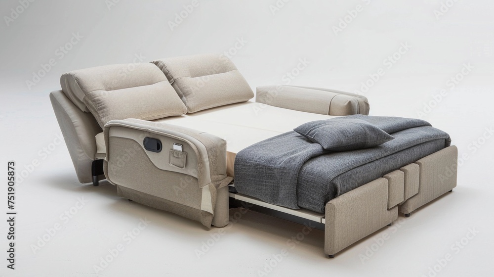 Convertible Sofa Bed, a versatile sofa bed that transforms into a bed ...