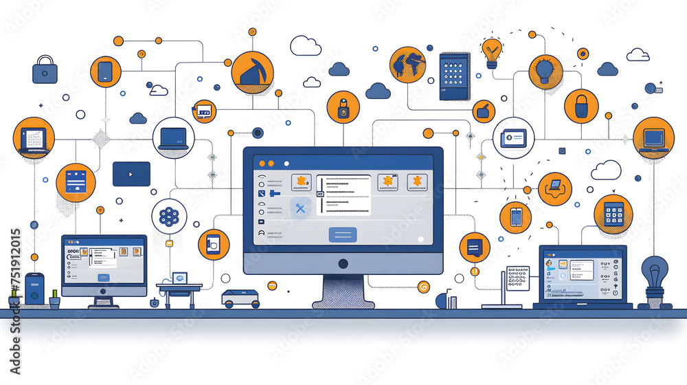 Step-By-Step Account Registration Guide Stock Illustration | Adobe Stock