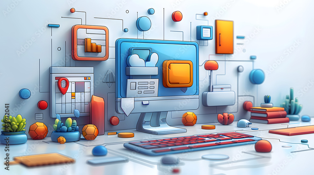 Step-By-Step Account Registration Guide Stock Illustration | Adobe Stock