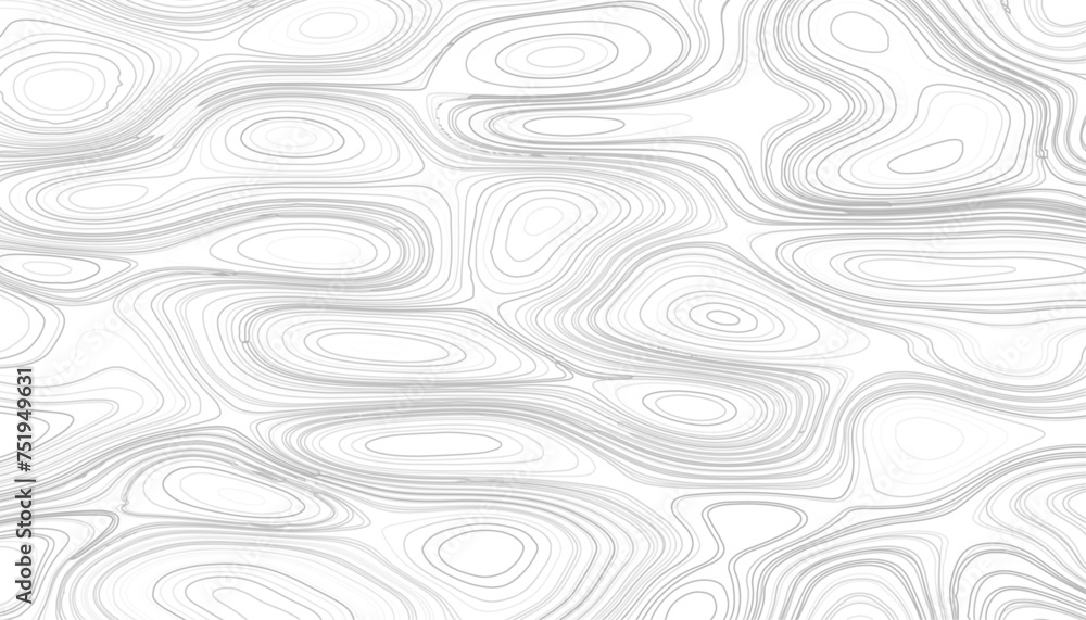 Black wavy abstract topographic map contour, lines Pattern background ...