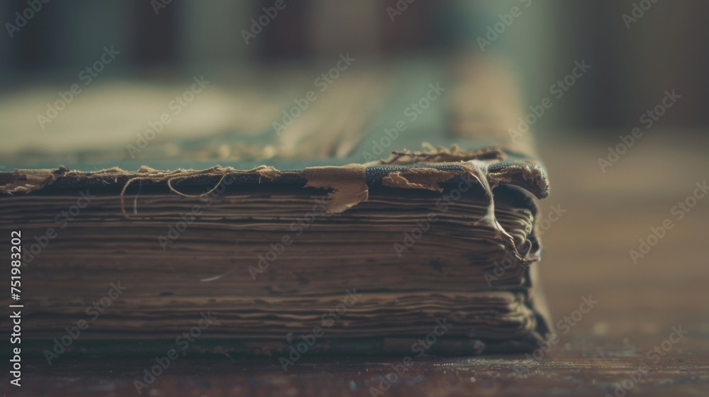 A worn out book cover bearing the title of a groundbreaking thesis that ...