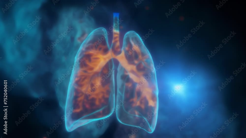 A holographic simulation of the effects of chronic obstructive ...