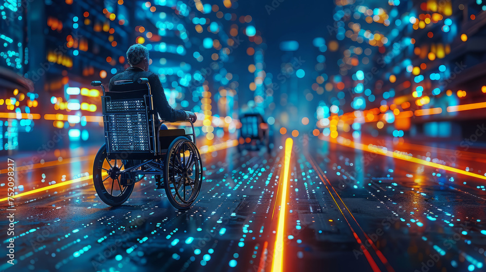 Inclusive Digitalization: Empowering People with Disabilities Stock ...