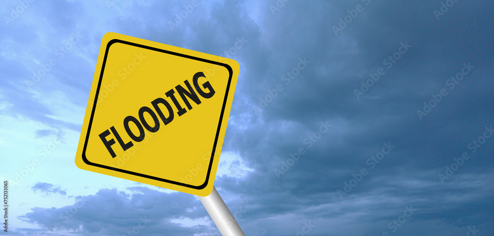visual of a stormy cloud background with a hurricane,stop,danger, flood ...