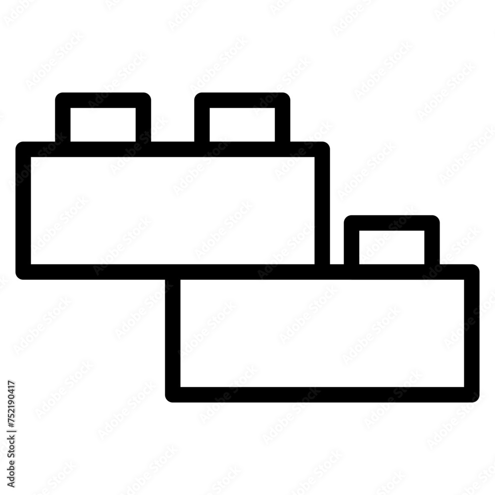 lego line Stock Vector | Adobe Stock