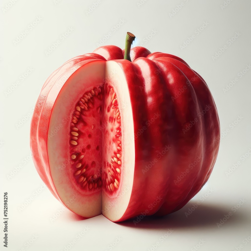 jumbo red guava is a rare water guava plant with sweet dense and tender ...