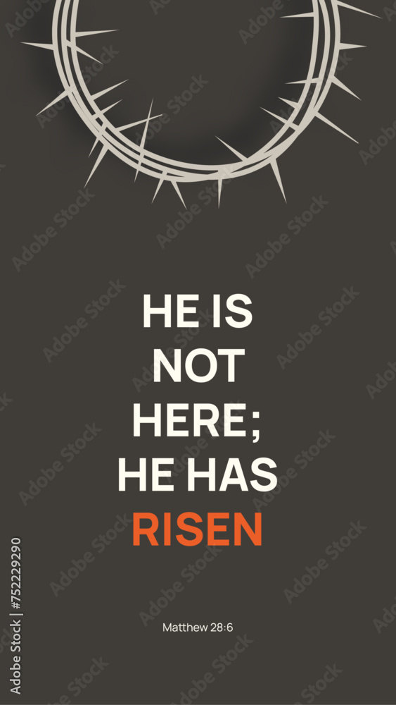 Easter Christian banners for social media with Bible verses in a ...