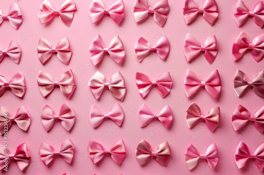 Pattern de lazos rosas coquette, cintas de colores rosas aesthetic para ...